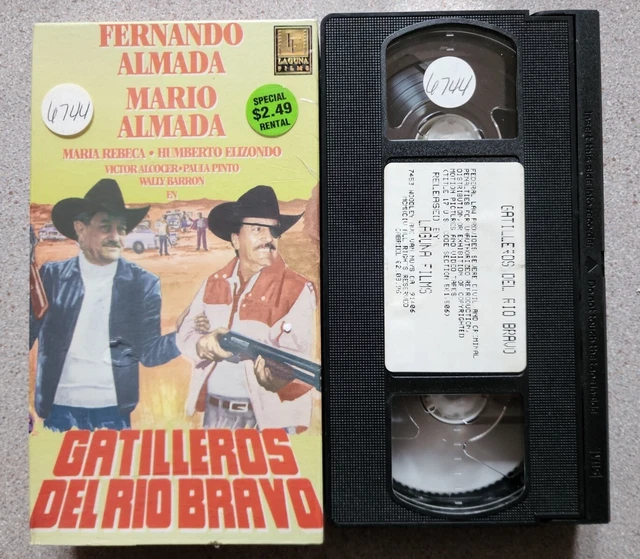 GATILLEROS DEL RIO Bravo Vintage Spanish VHS Fernando Almada Mario ...