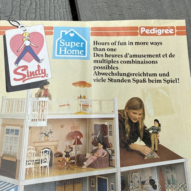 SINDY SUPER HOME Dolls House Original Instructions. £21.50 - PicClick UK