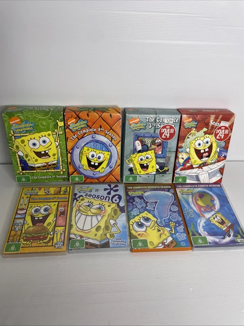 SPONGEBOB SQUAREPANTS Complete Season 1-8 DVD Boxset Region 4 Free ...