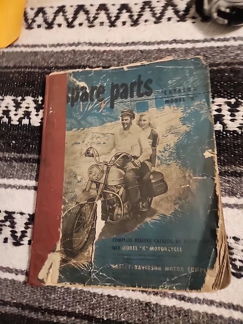 ORIGINAL HARLEY DAVIDSON K-Model Spare Parts Catalog $69.57 - PicClick CA