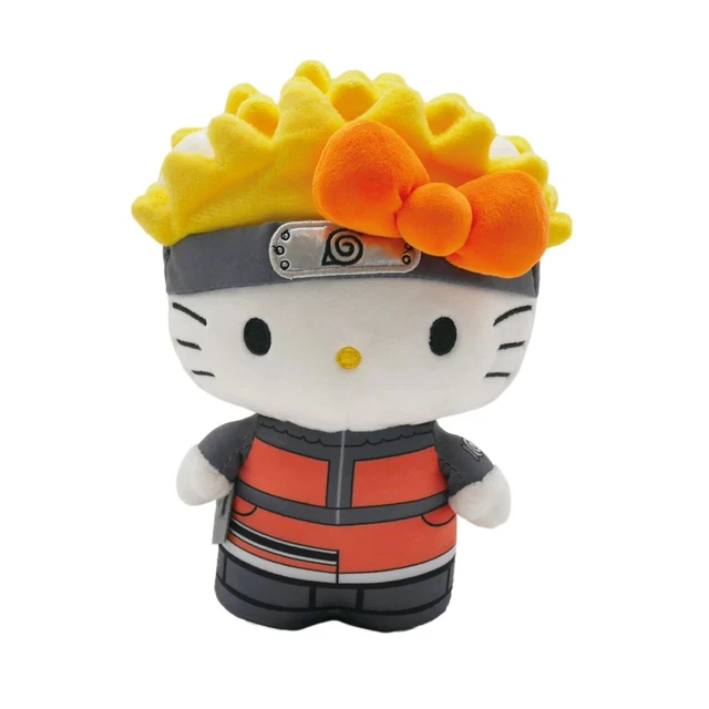 NARUTO X HELLO KITTY - Peluche 20cm - NARUTO x HELLO KITTY COLLAB ...