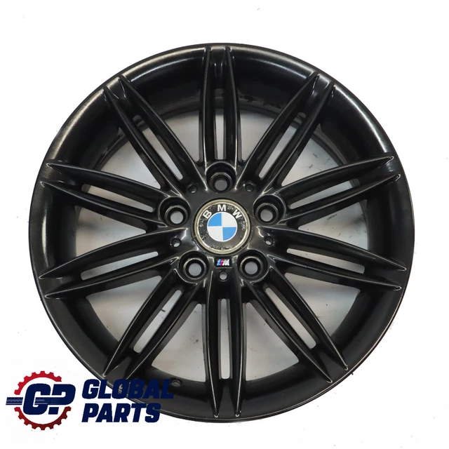 BMW E81 E82 E87 E88 Black Wheel Alloy Rim 17" 7J ET:47 M Double Spoke ...