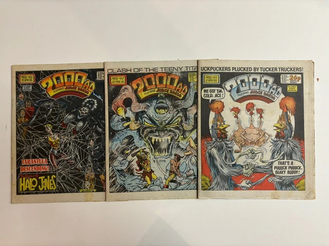 VINTAGE 2000 AD Comics Featuring Judge Dredd - Choose your edition ...