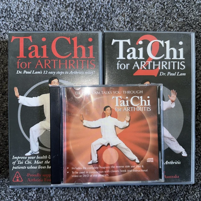 DR PAUL LAM Tai Chi For Arthritis + Sequel VHS Video Tape PLUS cdrom ...