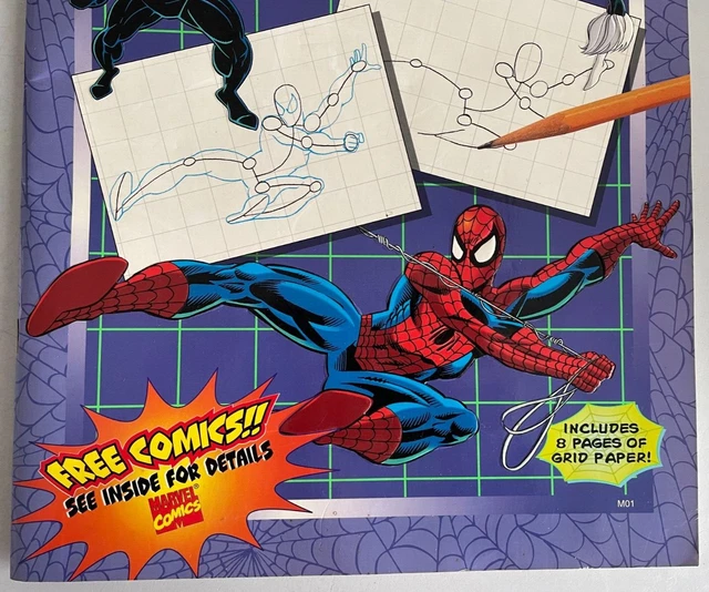 VINTAGE MARVEL COMICS - 1996- How To Draw SPIDER-MAN - Walter Foster ...