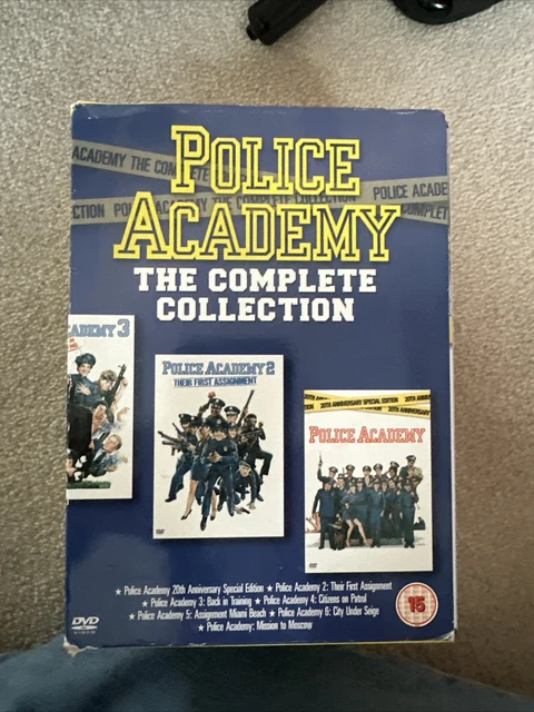 POLICE ACADEMY 1-7 - The Complete Collection (Box Set) (DVD, 2004) £5. ...