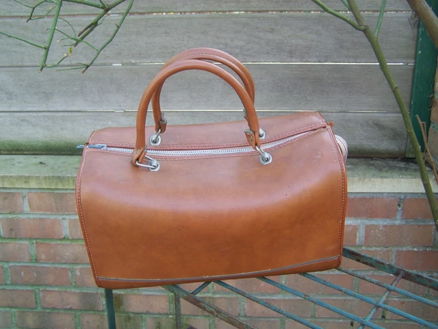 SAC VALISE SACOCHE Bourse Besace Cartable non cuir Fauve Ancienne ...