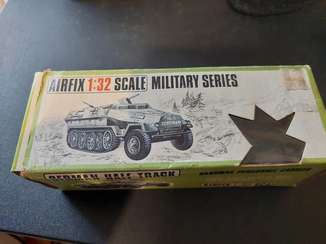 VINTAGE AIRFIX 1/32 Scale Military Series German Half Track £1.20 ...