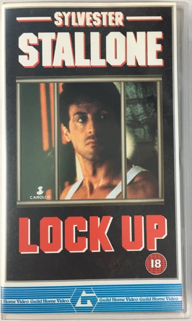 LOCK UP (1989) VHS PAL 1990 ( Stallone ) Guild Release Videocassette ...