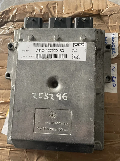 LAND ROVER DEFENDER 2,4 Tdci Engine Ecu 7H12 - 12C520 - Bl 2008 To 2011 ...