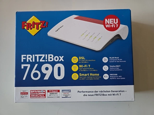 FRITZ!BOX 7690 WI-FI 7 Neu EUR 228,99 - PicClick DE