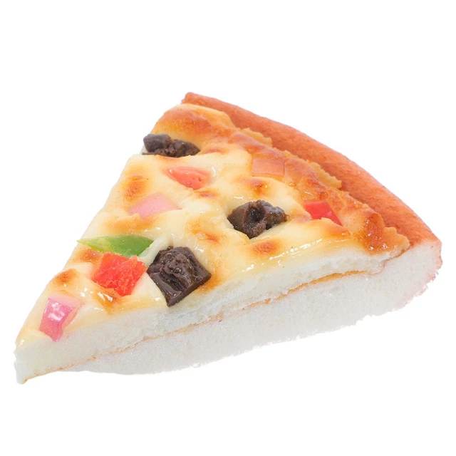 SIMULATION FOOD: REALISTIC Fake Pizza Slice Model - Pretend Play ...