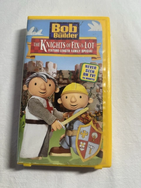 BOB THE BUILDER The Knights of Fix-A-Lot VHS Tape 2003 £6.25 - PicClick UK