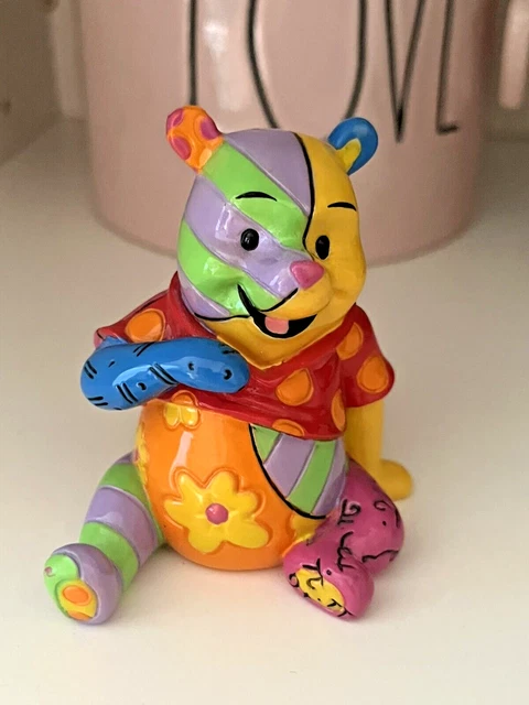 DISNEY ROMERO BRITTO Pop Art Mini Winnie the Pooh “ POOH BEAR “ Figurine, 3" £30.70 - PicClick UK