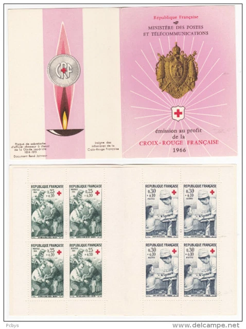 FRANCE CARNET CROIX rouge ambulanciere et infirmiere 1966 ** EUR 3,00 - PicClick FR