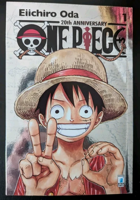 ONE PIECE VOL.1 Variant Edition Silver 20th Anniversary di Eichiro Oda ...