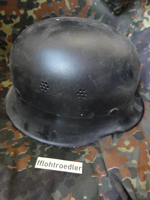 WK WH M34 Helm Feuerlösch Polizei Feuerwehr Deutschland WW2 fire police ...