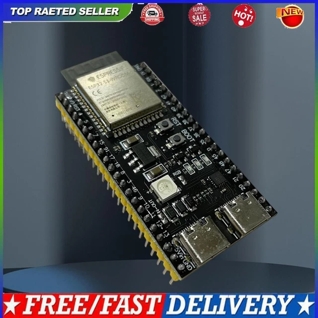SCHEDA DI SVILUPPO ESP32/ESP32-S3/ESP32-C3 ESP32-C3 ESP32-S3-DevKitC-1 modulo WiFi+BT BLE EUR 9 ...