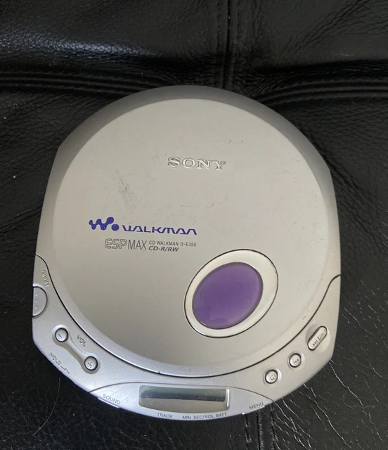 SILVER SONY WALKMAN Discman D-E350 ESP Max Portable CD Player £14.37 ...