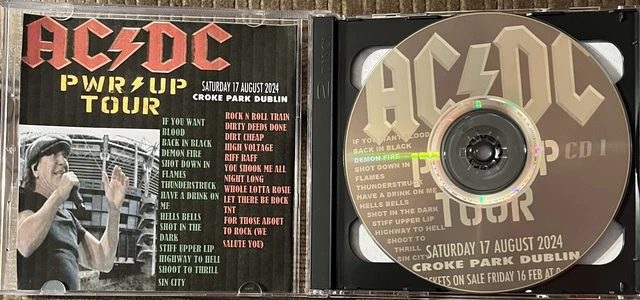 AC/DC CROKE PARK dublin 2024 Cd £15.07 - PicClick UK