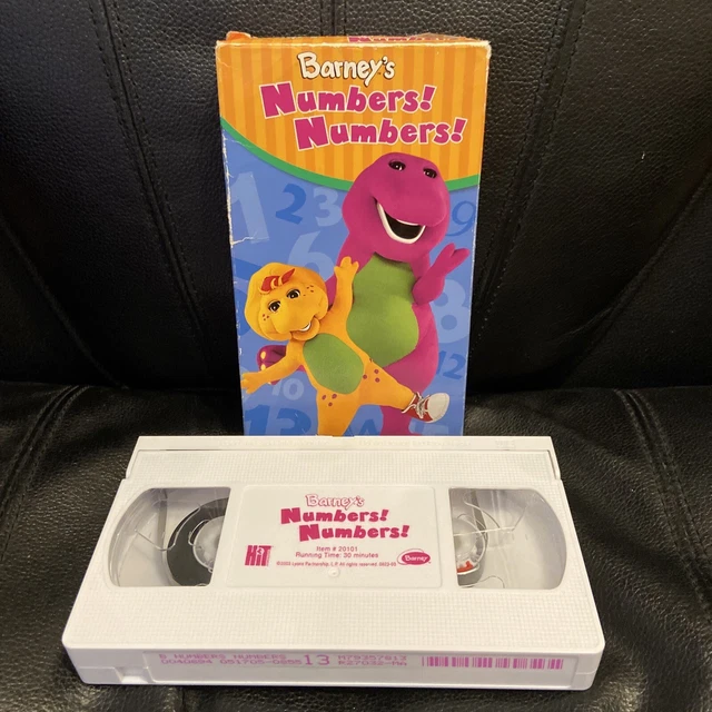 BARNEY'S NUMBERS NUMBERS - VHS - White Tape Tested EUR 7,35 - PicClick FR