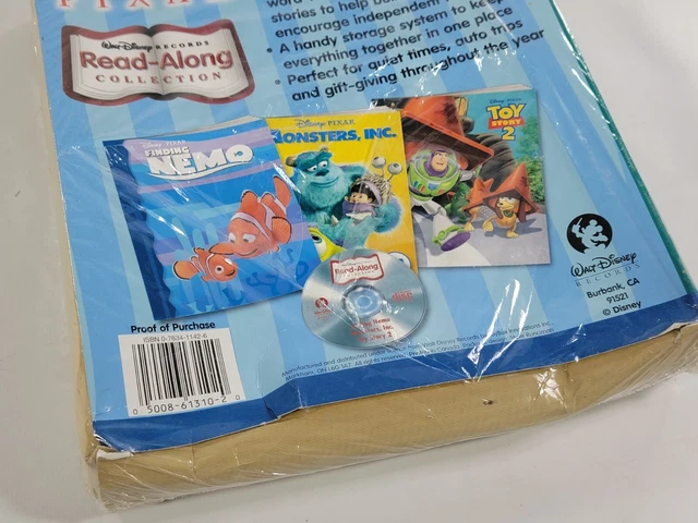 DISNEY PIXAR FINDING Nemo Monsters inc Toy Story2 Read Along Collection ...