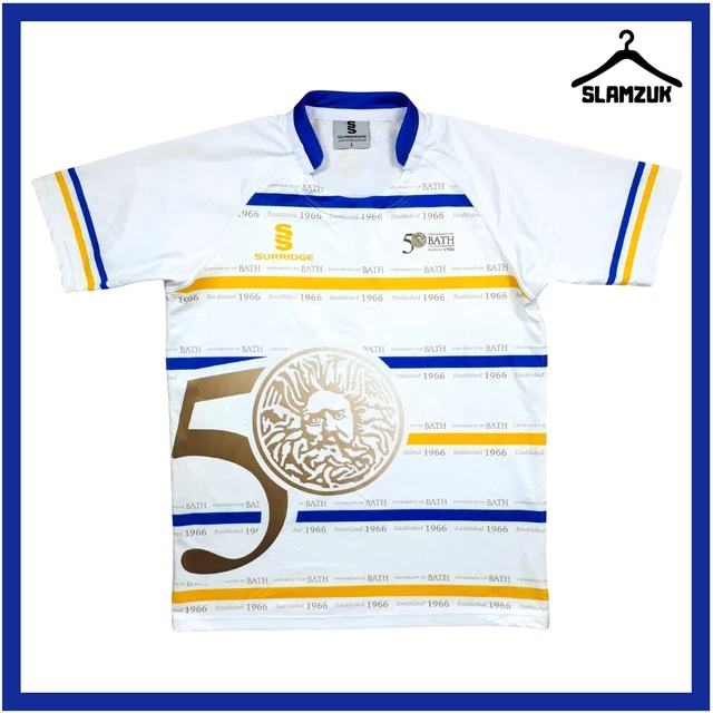 UNIVERSITY OF BATH Rugby League Shirt Surridge Large 50th Anni Kit 2016 ...