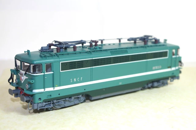 LS MODELS REF: 10152 Locomotive BB16550 verte bande blanche Neuf BO EUR ...