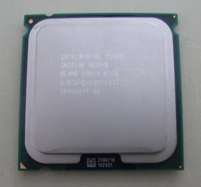 PROCESSEUR INTEL XEON E5440 LGA/SKT 775 2,83 GHz, CO STEPPING ...