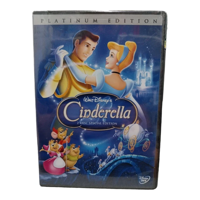 CINDERELLA DVD (REGION 1) VGC Disney Platinum Edition 2 Disc Special ...