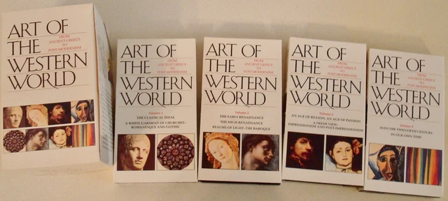 4 VHS BOX Set Art of the Western World 1989 £10.64 - PicClick UK