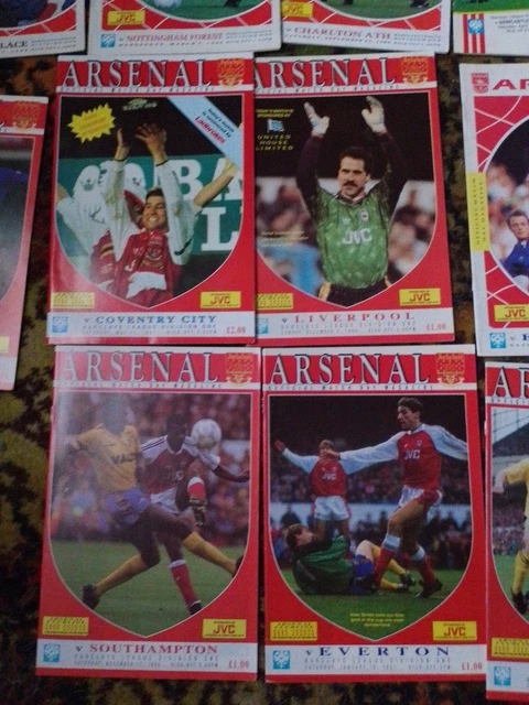 46 ARSENAL PROGRAMMES 1980s & 90s £10.80 - PicClick UK