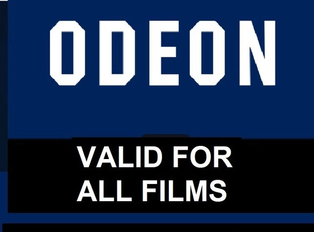TWO ODEON CINEMA Tickets ALL FILMS Premier Seats include Luxe Isense ...