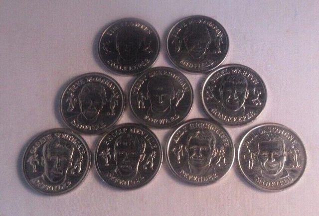 1998 ENGLAND WORLD Cup England Squad Medal Token Sainsbury's Gascoigne ...