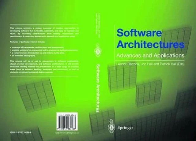 SOFTWARE ARCHITECTURES: ADVANCES and Applications by Leonor Barroca ...