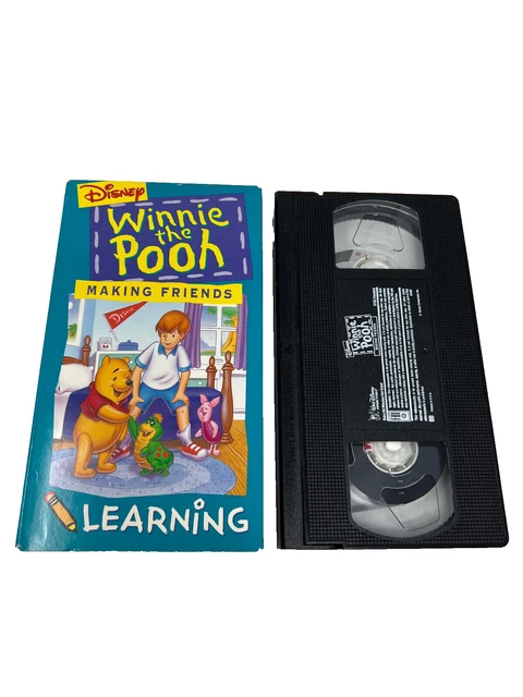 DISNEY WINNIE THE Pooh Learning: Making Friends VHS 1994 Kids Cartoon £ ...