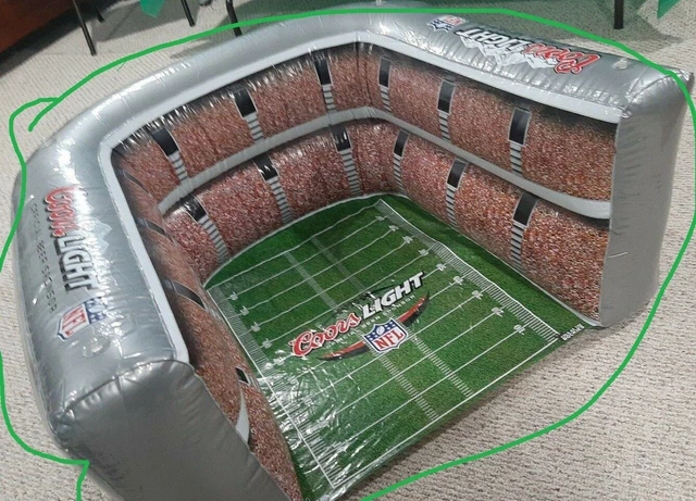NEW COORS LIGHT Inflatable NFL Football Stadium Chair £43.40 - PicClick UK