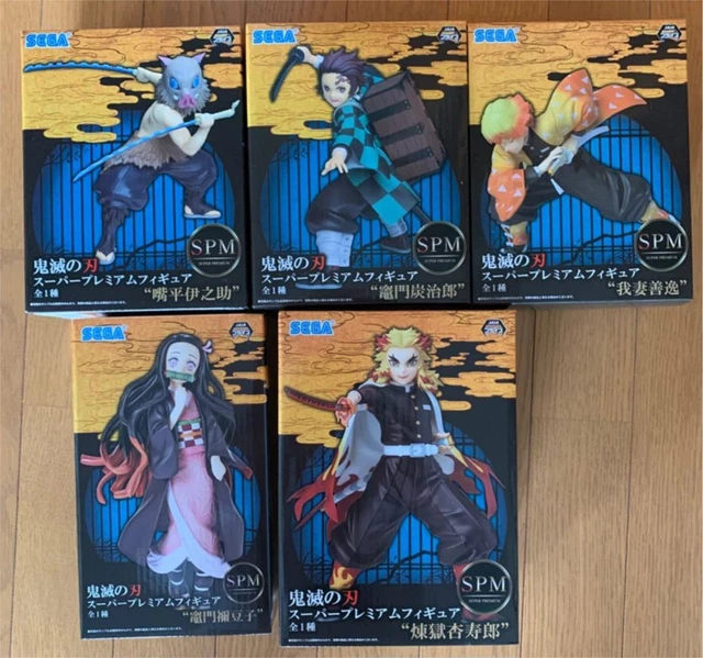 Demon Slayer Spm Figure Complete Set Tanjiro Nezuko Zenitsu Inosuke Rengoku £27115 Picclick Uk
