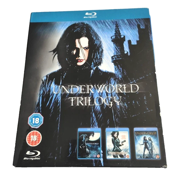 UNDERWORLD (BLU-RAY) TRILOGY 3 movies drama action thriller ! VGC fast ...