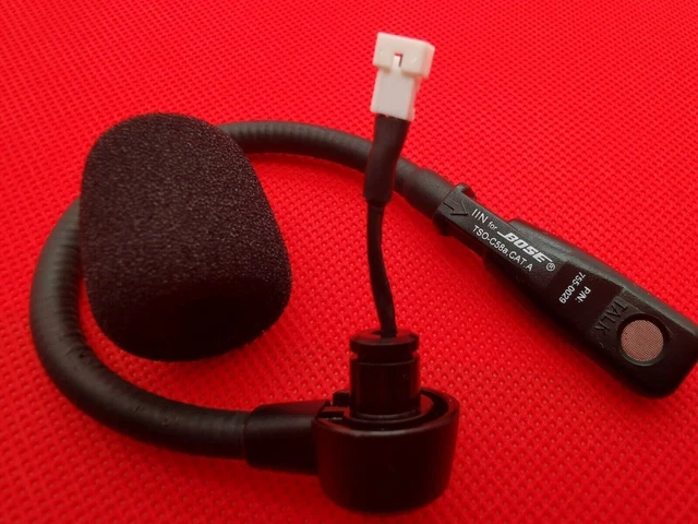 BOSE A20 AVIATION Headset Boom Mic Electret Microphone TSO-C58A ...
