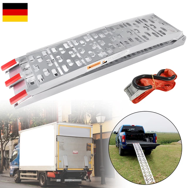 ALU AUFFAHRRAMPE VERLADERAMPE Verladeschiene Faltbare Motorrad ...