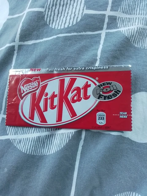 NESTLÉ KITKAT NEW Foil Fresh Wrapper BB 2007 £4.00 - PicClick UK