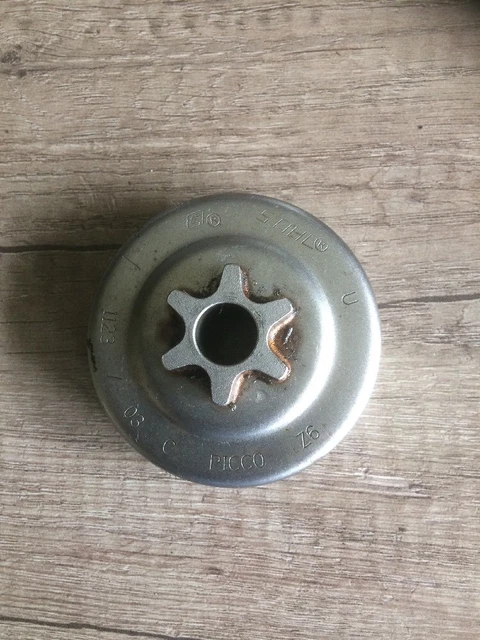 GENUINE STIHL STRIMMER Clutch Chain Sprocket 1123 / 03 C Picco Z6 £10. ...