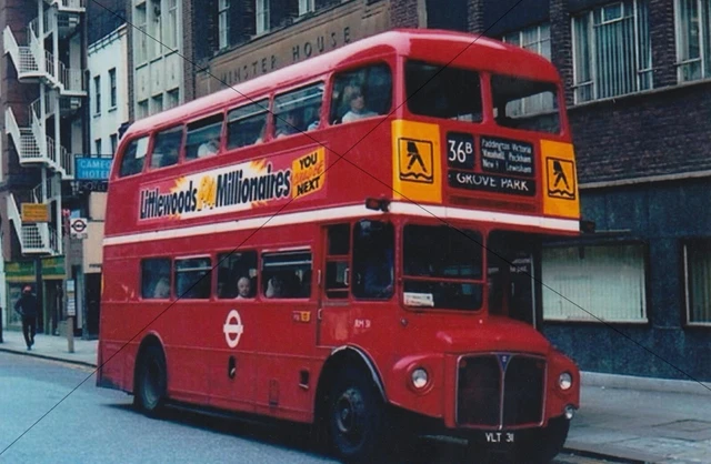 BUS PHOTO, LONDON Transport Photograph Picture, Routemaster On Route ...