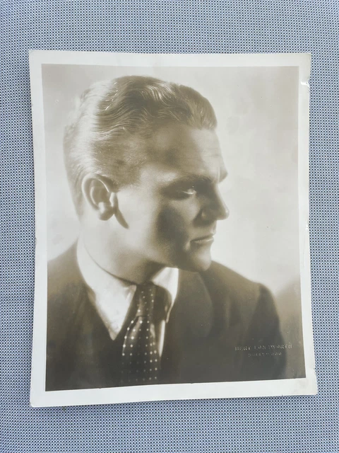 VINTAGE PHOTOGRAPH OF Actor James Cagney Bert Longworth Hollywood £47. ...