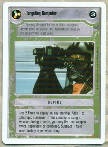 STAR WARS CCG: Premiere White Border, Targeting Computer EUR 2,32 ...