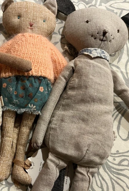 MAILEG RETIRED DOG Cat Bundle Best Friends Dog and Chatons Kitten £81. ...