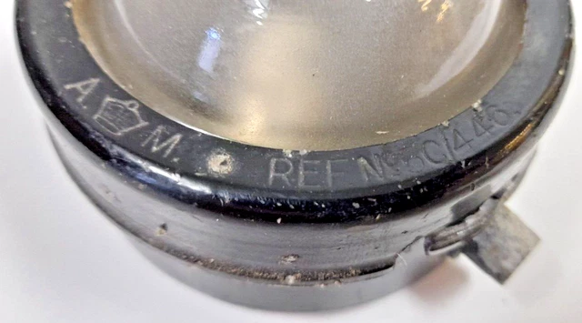 VINTAGE A /I\ M Cockpit lamp Mark 1A Ref No 5C/446 George V1 crown, Air ...