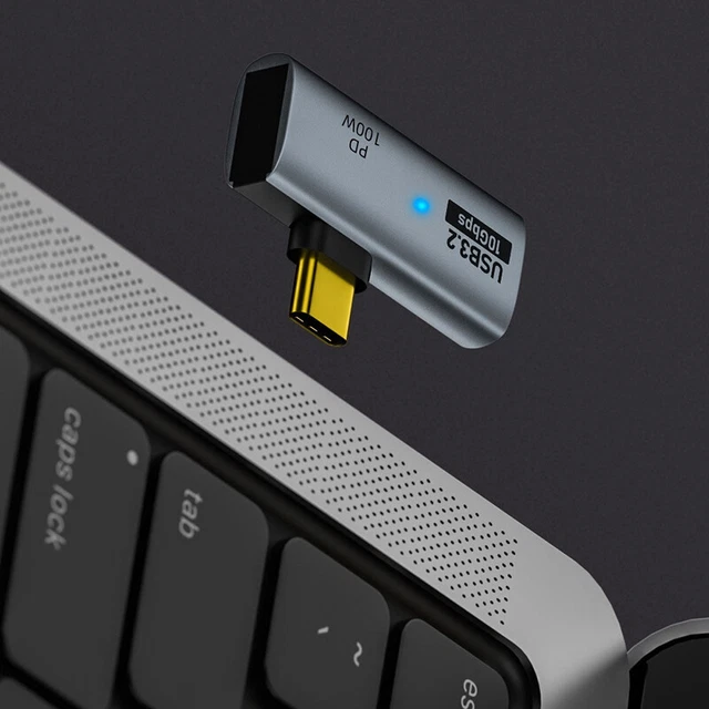 Usb Type C 10gbps Otg 2in1 Adapter With 100w Pd Charging Connectorwf 9969