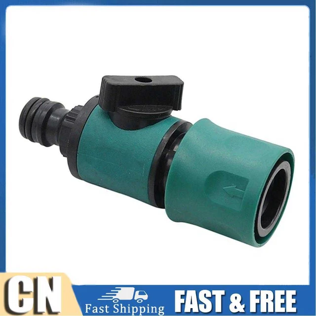 PLASTIC QUICK CONNECTOR Pipe Hose Water Tap Adapter Garden Irrigation ...